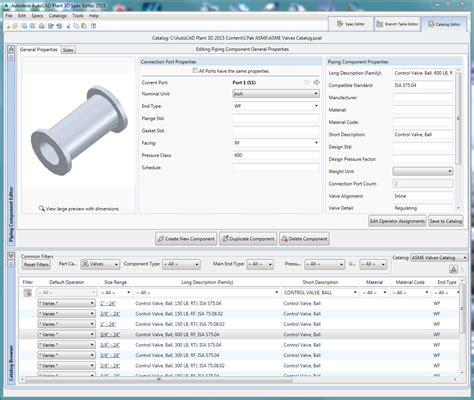 unavailable spec editor components autodesk community
