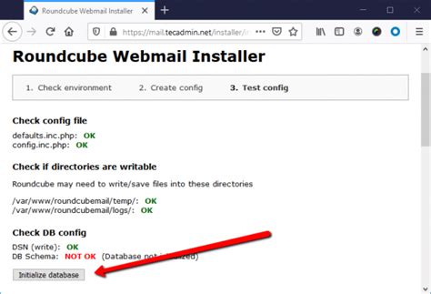 how to install roundcube webmail on centos 8 tecadmin