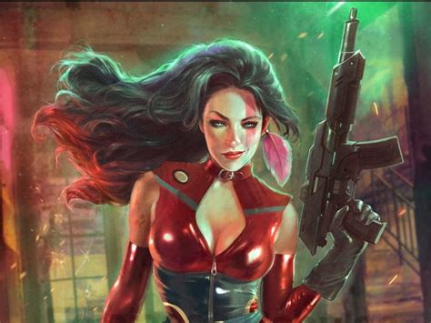 Sci Fi Women Warrior Woman Girl Girls Futuristic Artwork