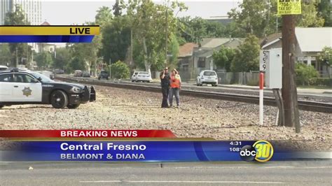 Man Killed After Being Struck By Amtrak Train In Central Fresno Abc30