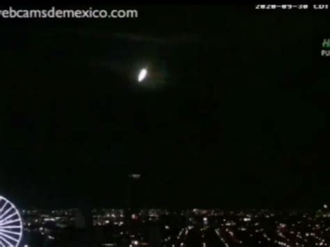 Video Captan Luz En El Cielo De Puebla