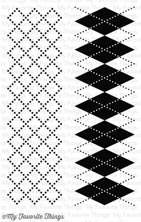 my favorite things clear stamp dc diamonds and dots borders