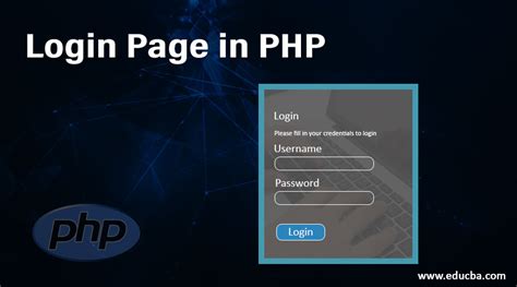 login page in php learn how to build organized login page in php
