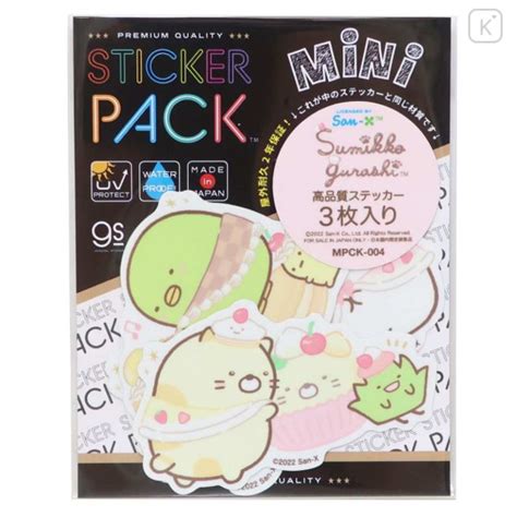 Japan San X Vinyl Sticker Set Sumikko Gurashi Strawberry Cake