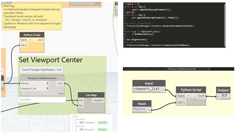 viewport setboxcenter not working in dynamo 2 3 packages dynamo