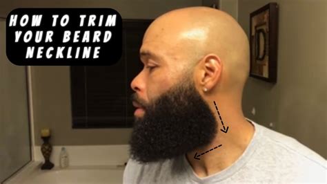 How To Trim Your Beard Neckline At Home Sharp Beard Neckline Trim