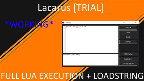 lacarus working level 7 full lua loadstring getobjects topk3k