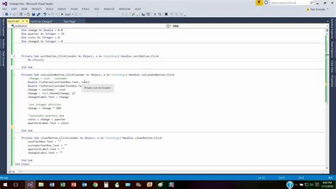 visual basic 2013 tutorial integer division math round