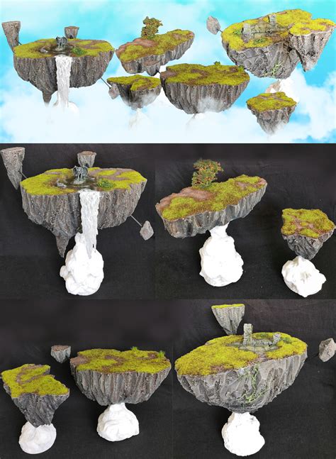 floating islands finally done terrainbuilding