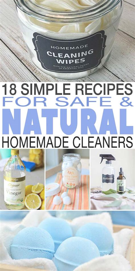 18 Simple Recipes For Safe And Natural Homemade Cleaners • Ohmeohmy Blog