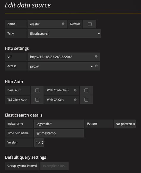 grafana 和 elasticsearch 伪架构师