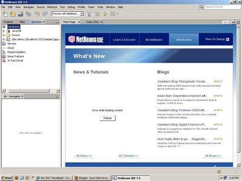 java web development how to register mysql database