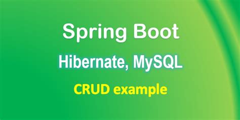 ejemplo de spring boot hibernate mysql aplicación crud html css