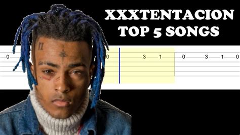 Xxxtentacion Guitar Tutorial Top Songs Guitar Cover Tab Chords Hot