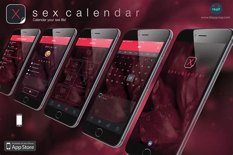 sex calendar app ios on behance