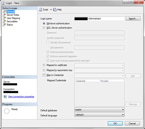 authentication unable to log in to server in sql server