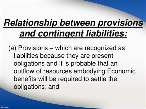 Provision Contingent Liabilities And Contingent Asset