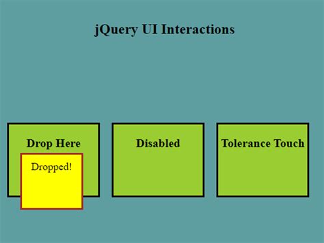 jquery ui droppable guide to jquery ui droppable with examples