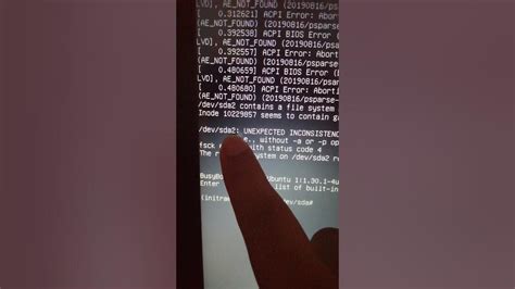 error de initramsf fsck en ubuntu linux solucionado youtube