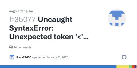 uncaught syntaxerror unexpected token