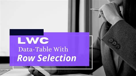 lwc datatable with row selection search functionality in lwc