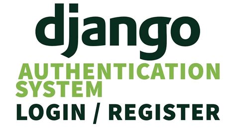create simple django authentication system login and register user