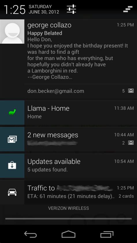 android scrolling text in notification stack overflow