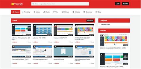 free video sharing php script free youtube clone php script school