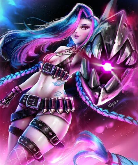 Jinx The Loose Cannon Fanart By Prattyvee On Deviantart In 2022