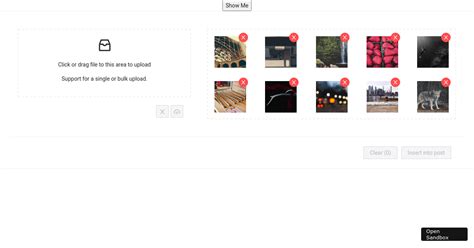file upload with preview and delete react multiple image uploader npm