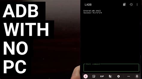ladb uses wireless debugging to open an adb connection without a pc