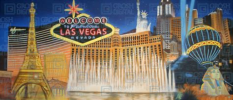 Las Vegas Montage Projected Backdrops Grosh Digital