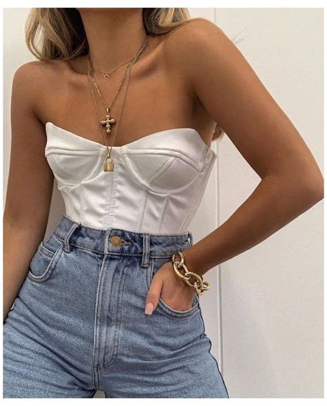 20 Plus Belles Idées Corset And Jeans Outfit Flashmode Tendance