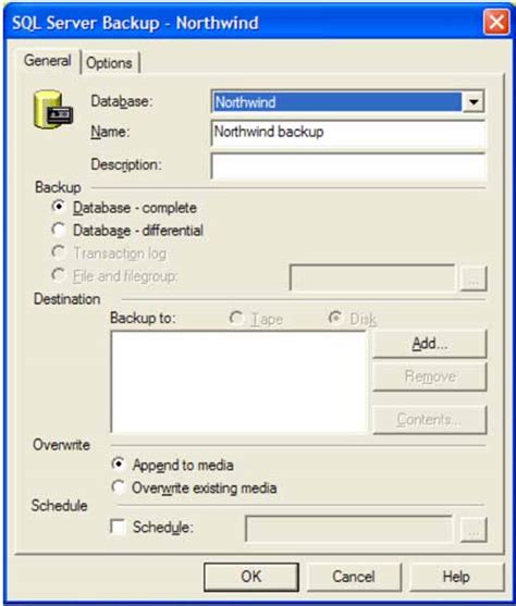 sql server backup secure your database for disaster