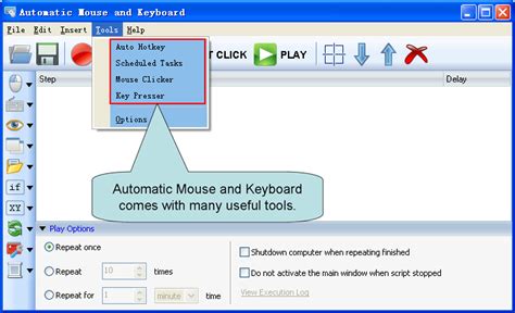 automatic mouse and keyboard auto click mouse clicker key presser