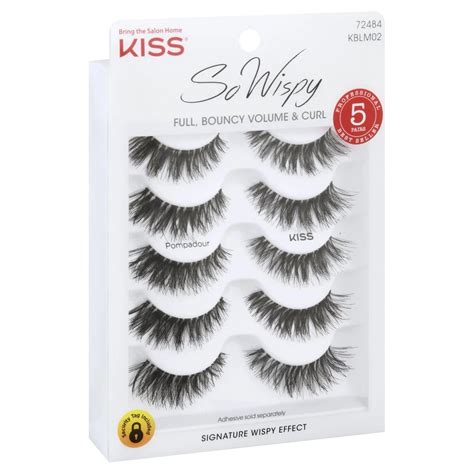 Kiss So Wispy Lashes Pompadour Shop False Eyelashes At H E B