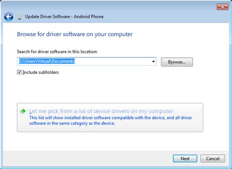 tutorial manually installing android adb usb driver