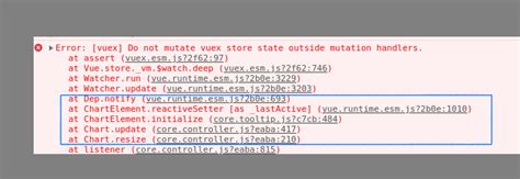 error [vuex] do not mutate vuex store state outside mutation handlers