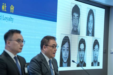 Hong Kong National Security Police Offer Hk 1 Million Bounties On