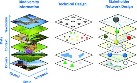 Schematic Representation Of Integration In Biodiversity Monitoring