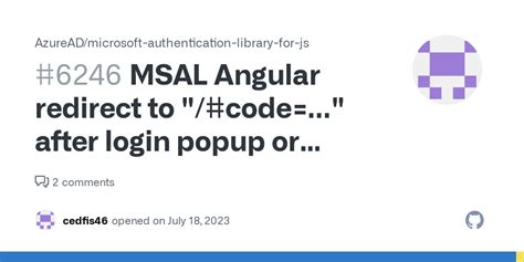msal angular redirect to code after login popup or redirect