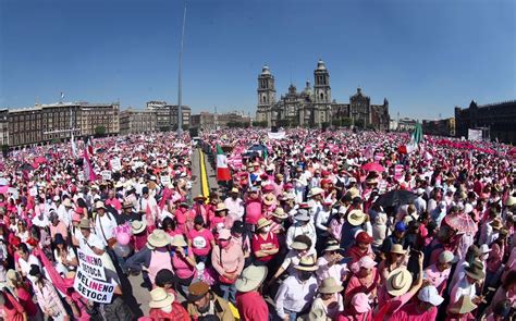 Marcha Por El Ine Cuántos Personas Asistieron Según Gobierno De Cdmx