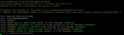 angular aws ec2 instance is running but i am not able to connect