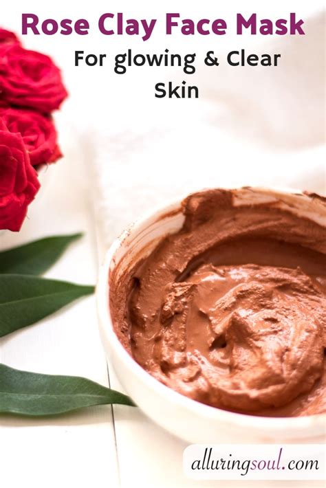 Diy Rose Clay Face Mask For Glowing And Clear Skin