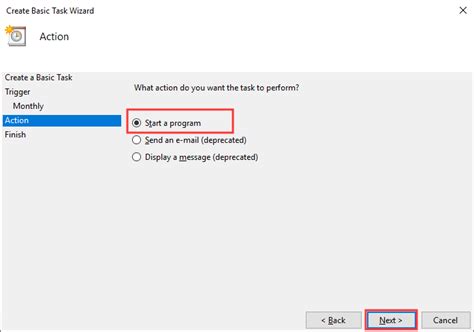 how to create basic tasks with task scheduler on windows 10