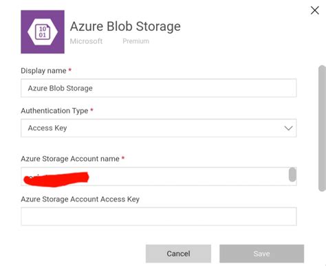create blob notfound specified container does power platform