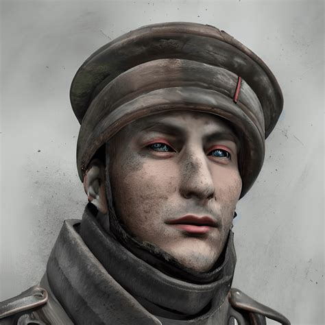 Imperial Russian Soldier Portrait · Creative Fabrica