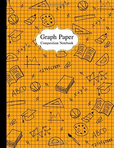 Graph Paper Composition Notebook Notebook Marble College Ruled Math