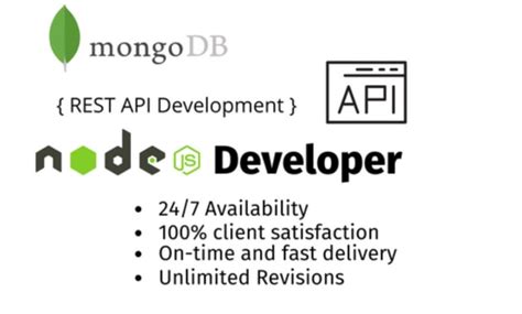 develop crud rest api and professional backend using node js and