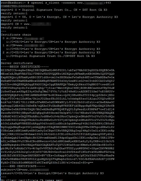 how to secure apache with ssl and let s encrypt in freebsd